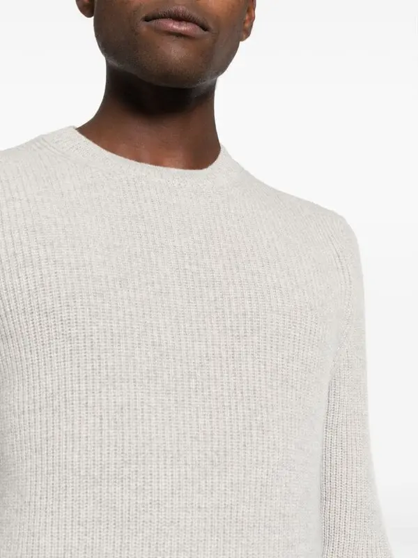 DELL'OGLIO Crew-neck Wool Blend Jumper