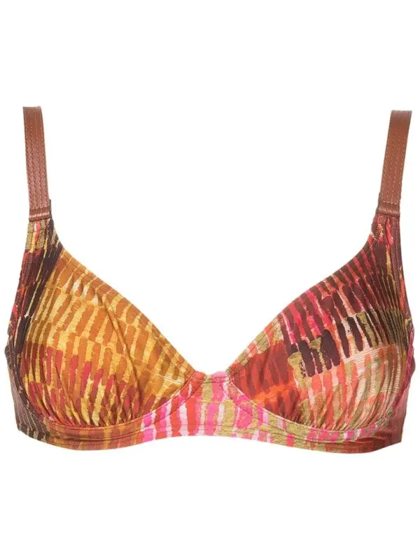 LENNY NIEMEYER Gigi Abstract Bikini Top - Red