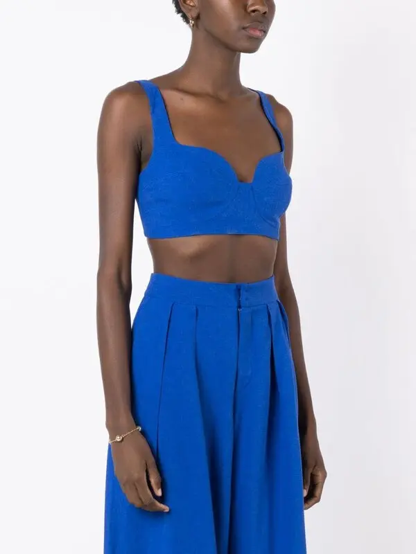 LENNY NIEMEYER V-neck Cropped Top