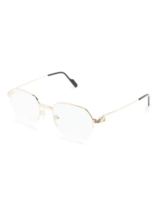 Cartier Round Half-rim Glasses