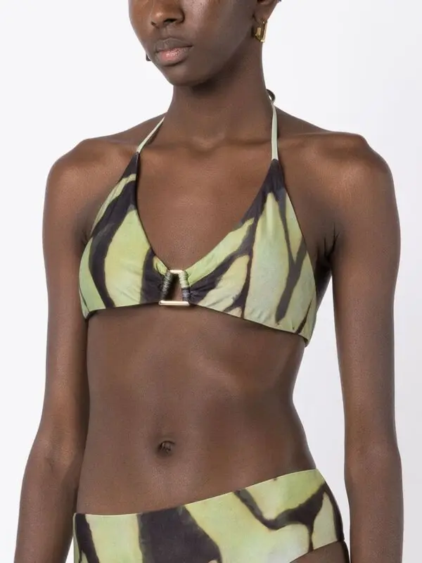 LENNY NIEMEYER Abstract Triangle Bikini Top