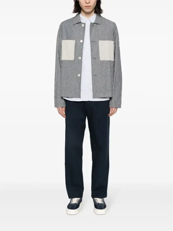 PRIVATE STOCK LABS The Musashi Striped Shirt Jacket