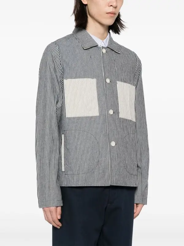PRIVATE STOCK LABS The Musashi Striped Shirt Jacket