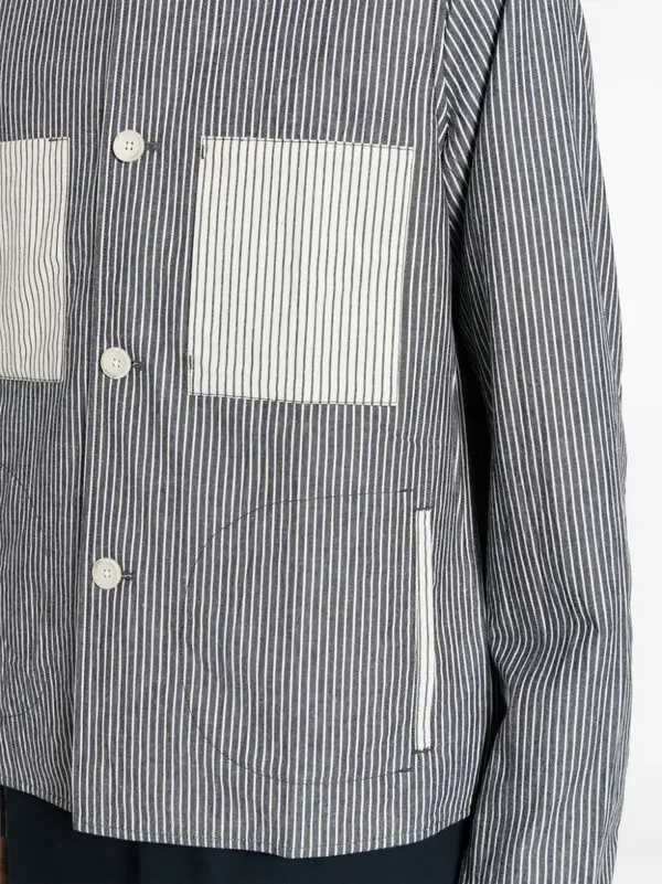 PRIVATE STOCK LABS The Musashi Striped Shirt Jacket