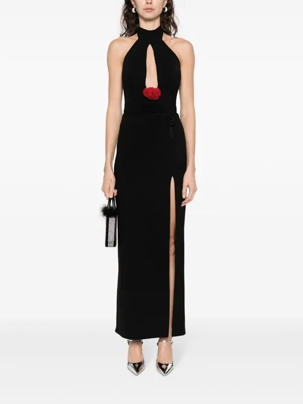 Magda Butrym Floral Appliqué Skirt