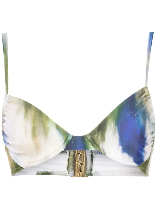 LENNY NIEMEYER Herta Abstract-print Bikini Top - Multicolour