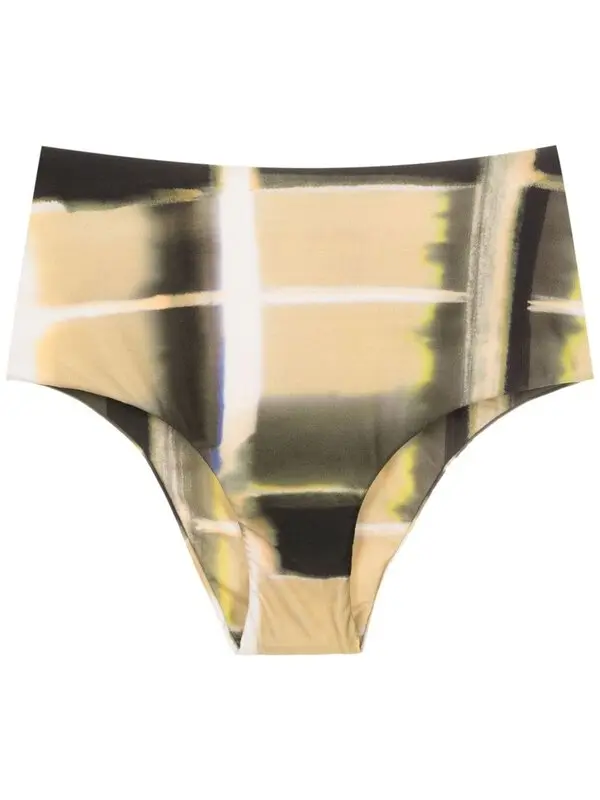 LENNY NIEMEYER Abstract High-rise Bikini Bottoms - Multicolour