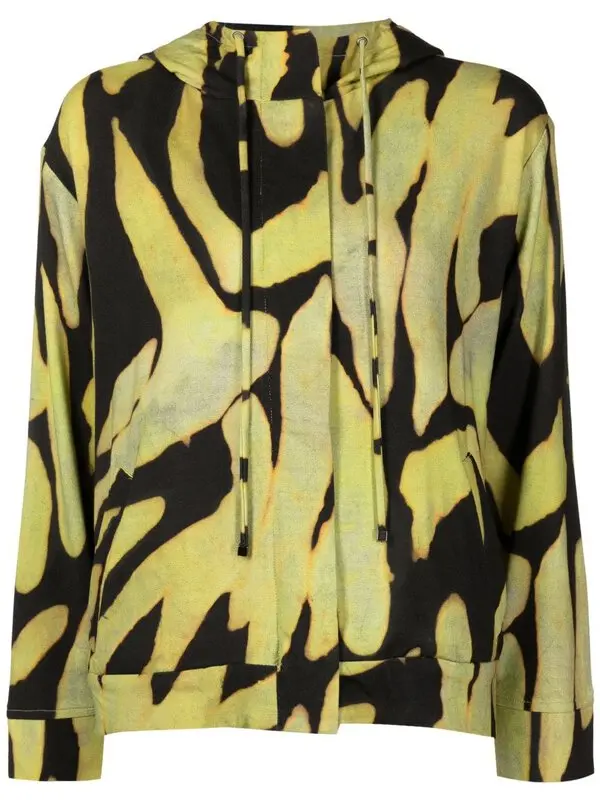 LENNY NIEMEYER Camouflage-print Hoodie - Green