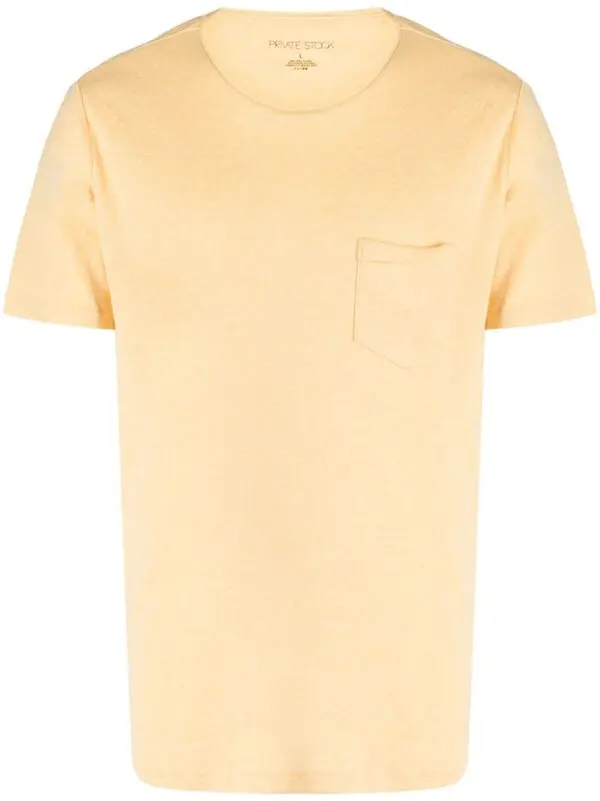 PRIVATE STOCK LABS The Hector Crew-neck T-shirt - Orange