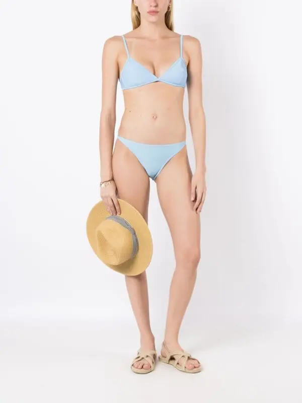 LENNY NIEMEYER Ribbed Triangle Bikini Top