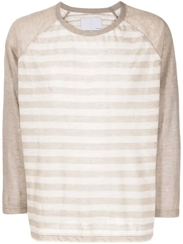 PRIVATE STOCK LABS Striped Linen Jumper