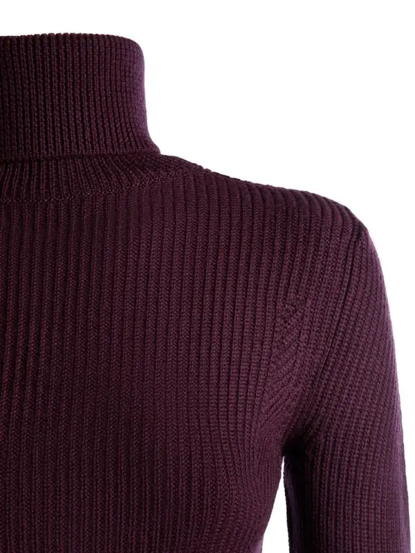 Bally Roll-neck Ribbed-knit Jumper