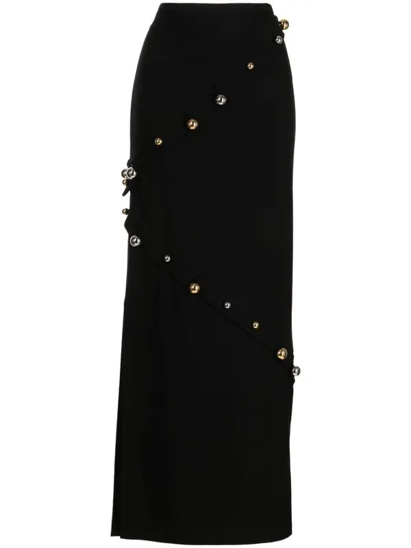 A.W.A.K.E. Mode Buttoned Pencil Skirt