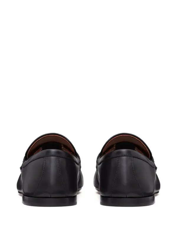 Valentino Garavani Vlogo Signature Leather Loafers