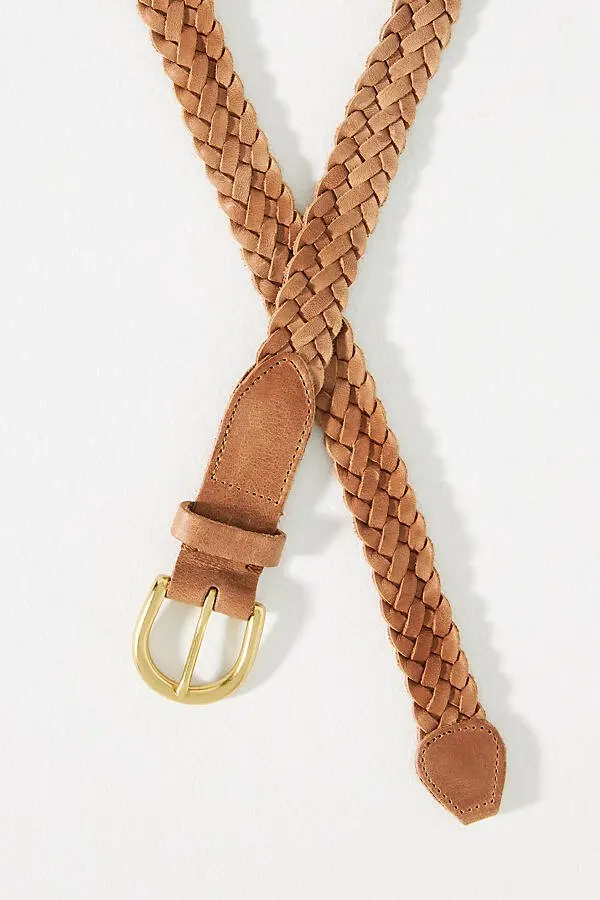 Nisolo Talia Braided Belt - Beige | Editorialist display picture 1