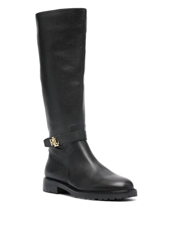 Ralph Lauren Leather Knee-high Boots