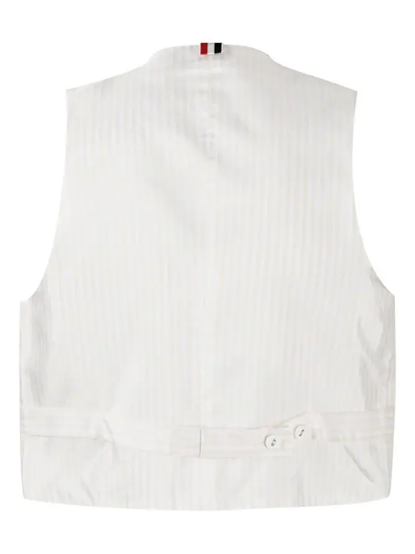 Thom Browne Double-breasted Silk Waistcoat