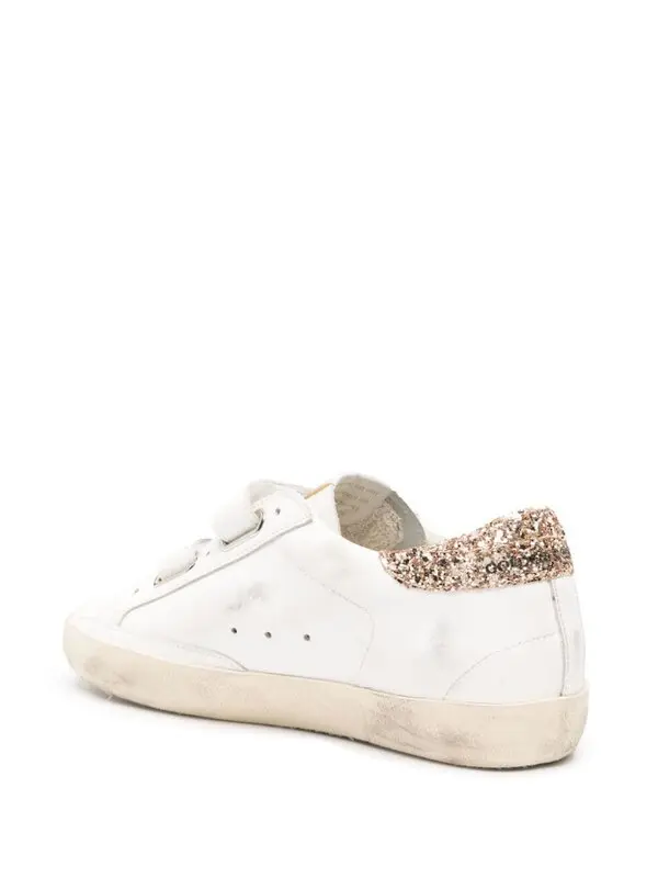 GOLDEN GOOSE Old School Leather Sneakers - White