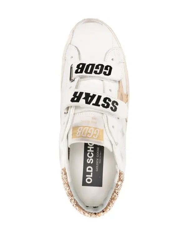GOLDEN GOOSE Old School Leather Sneakers - White