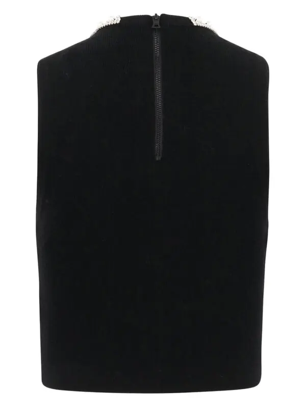 Alice + Olivia Amity Pearl-embellished Top