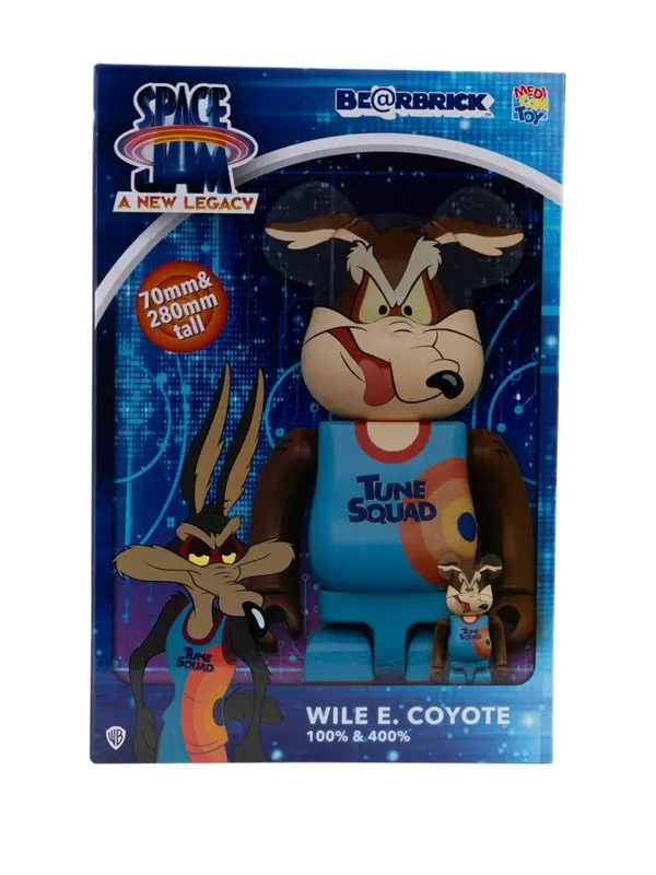 MEDICOM TOY Wile E. Coyote Space Jam: A New Legacy Be@rbrick 100% And 400% Figure Set