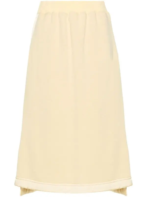 JIL SANDER Virgin Wool-blend Midi Skirt