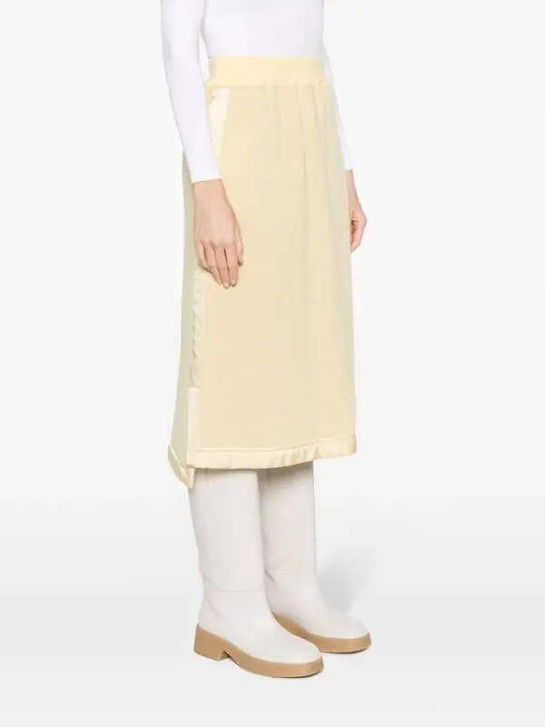 JIL SANDER Virgin Wool-blend Midi Skirt