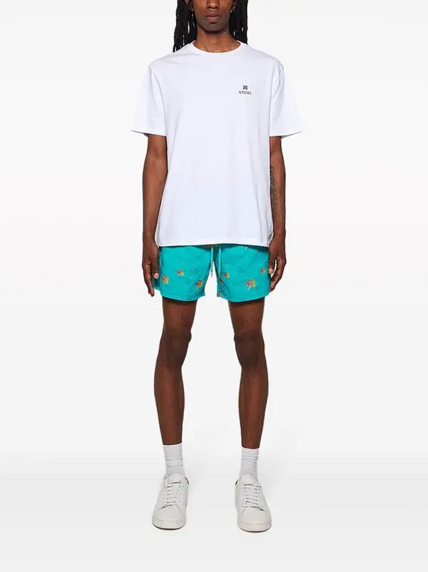 Vilebrequin Piranhas Embroidered Swim Shorts - Green