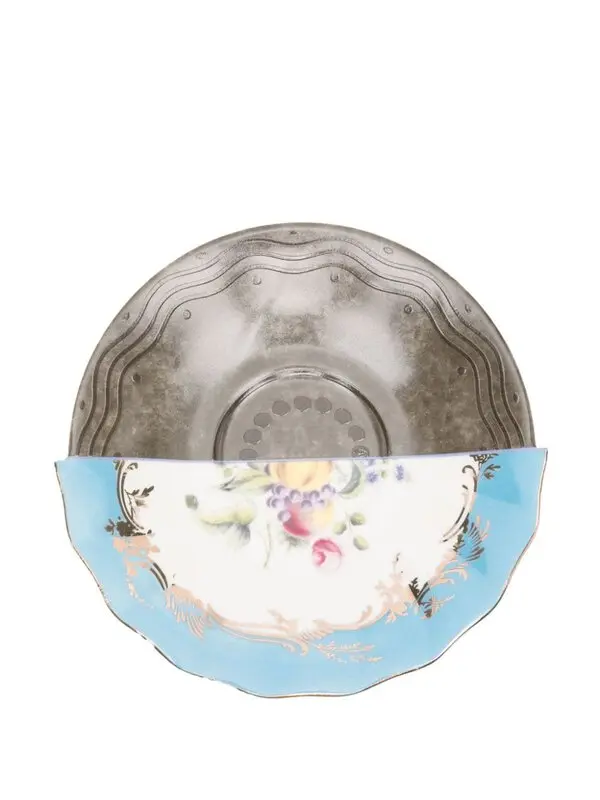 SELETTI Hybrid Kerma Floral-print Tea Cup Set - Grey