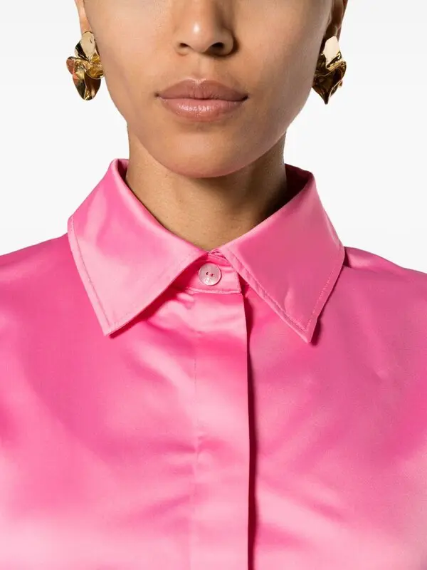 PATOU Cut-out Cropped Shirt