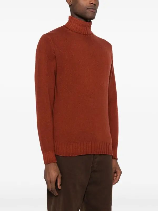 DELL'OGLIO Roll-neck Long-sleeve Jumper