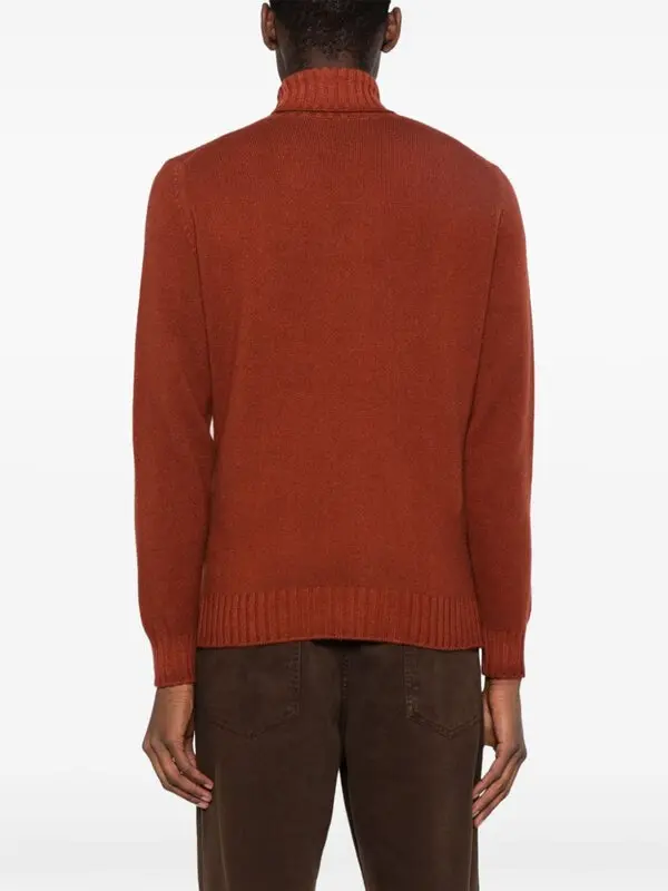 DELL'OGLIO Roll-neck Long-sleeve Jumper