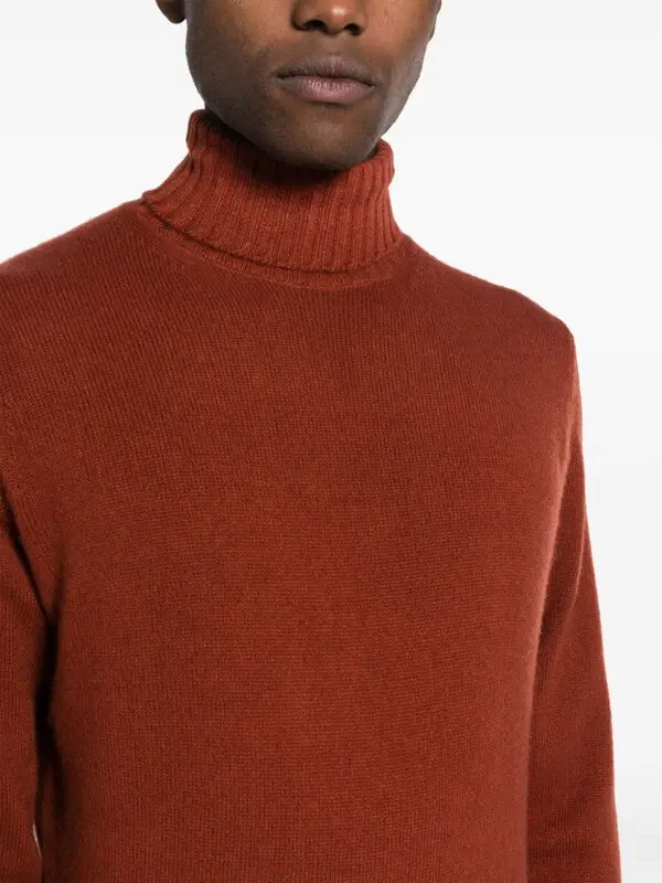 DELL'OGLIO Roll-neck Long-sleeve Jumper