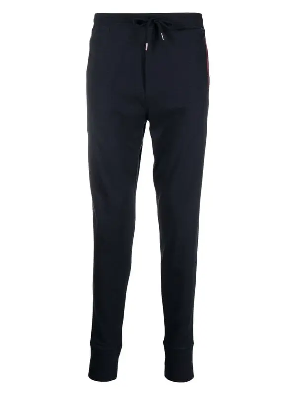Paul Smith Stripe-trim Track Pants - Blue