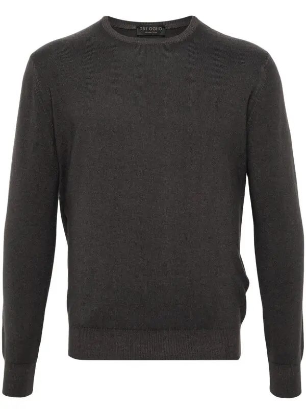 DELL'OGLIO Crew-neck Merino-wool Jumper