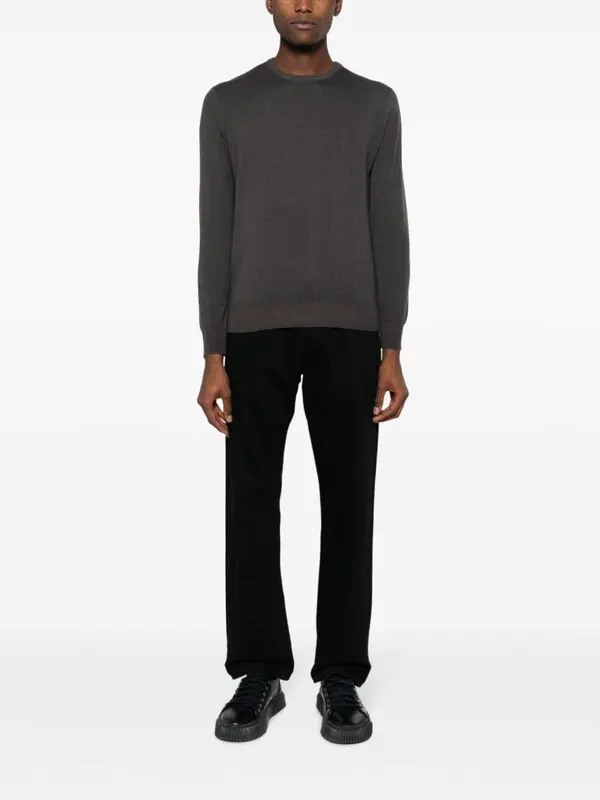 DELL'OGLIO Crew-neck Merino-wool Jumper