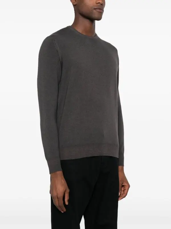 DELL'OGLIO Crew-neck Merino-wool Jumper