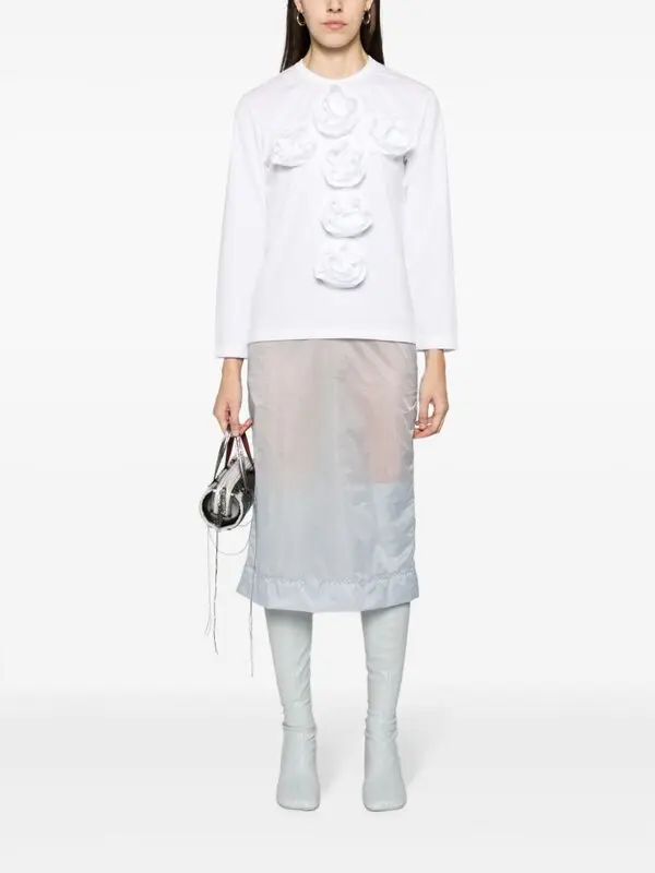 MAISON MARGIELA Inside Out Pencil Skirt - Blue