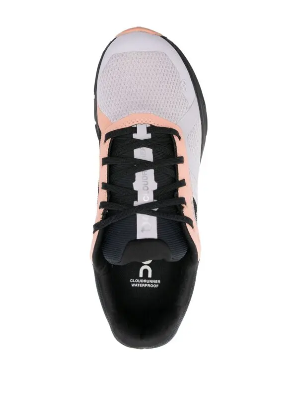 On Cloudrunner Waterproof Running Sneakers - Black