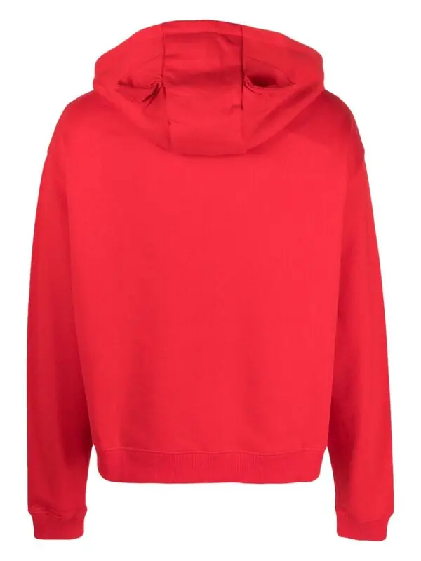 CHARLES JEFFREY Logo-patch Organic-cotton Hoodie