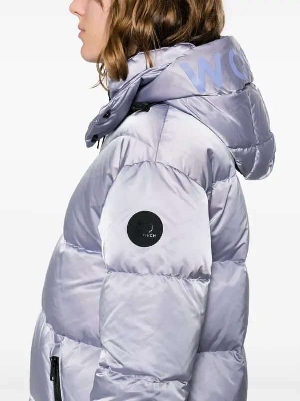 Woolrich Logo-patch Hooded Padded Jacket