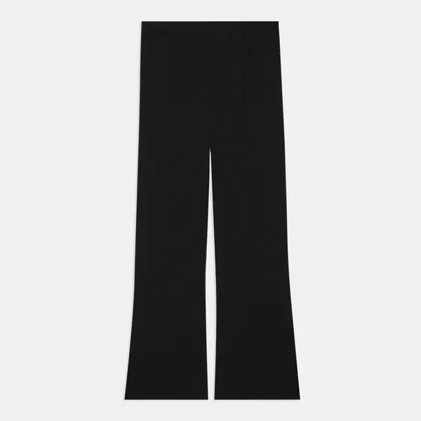 Theory Cropped Flare Pant - Black