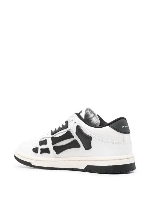 Amiri Skel Leather Sneakers - White
