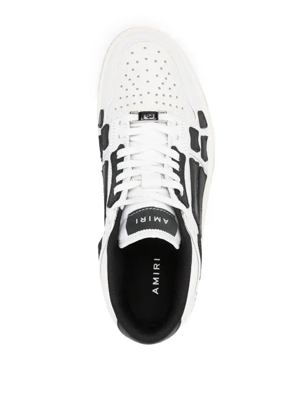 Amiri Skel Leather Sneakers - White