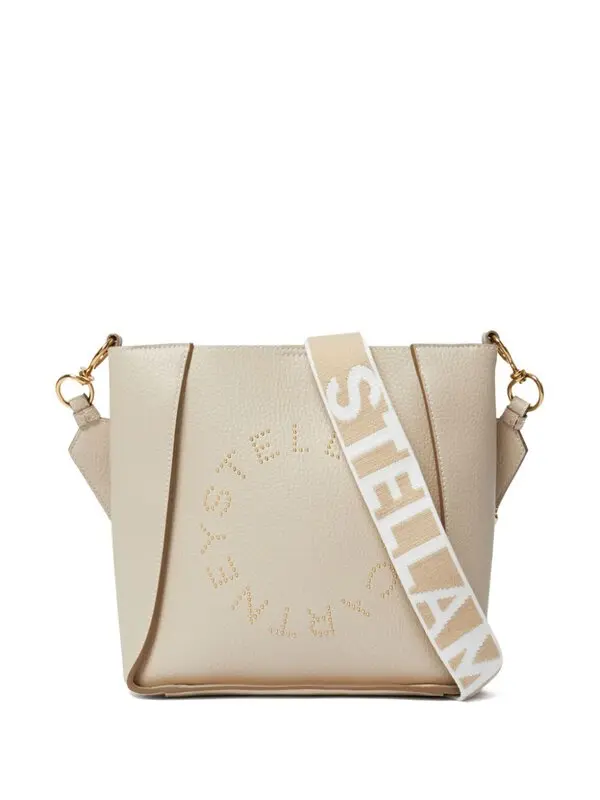 Stella McCartney Logo Shoulder Bag - Neutrals