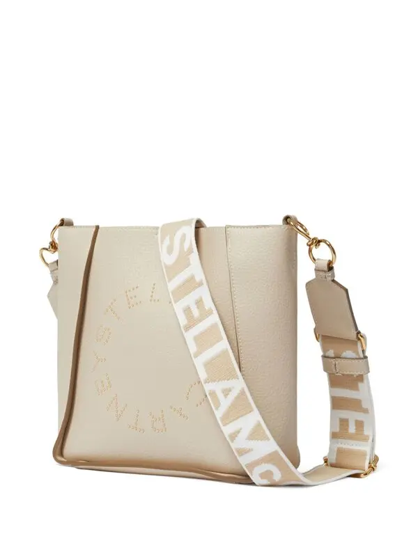 Stella McCartney Logo Shoulder Bag - Neutrals