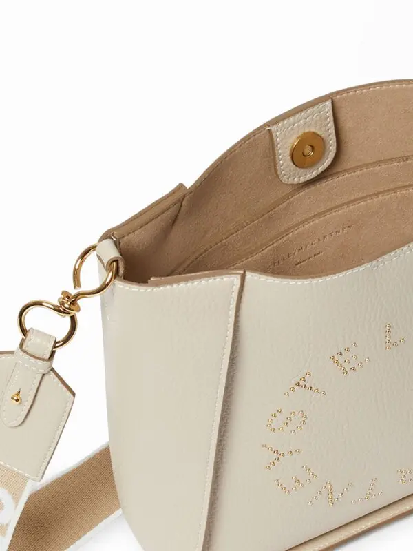 Stella McCartney Logo Shoulder Bag - Neutrals