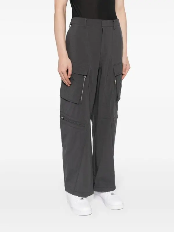 JUUN.J Mid-rise Wide-leg Cargo Trousers