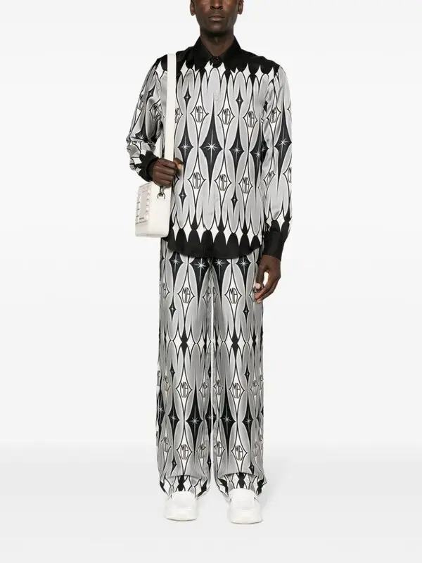 Amiri Graphic-print Silk Shirt