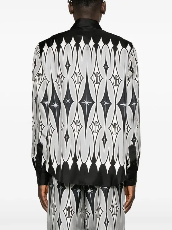 Amiri Graphic-print Silk Shirt